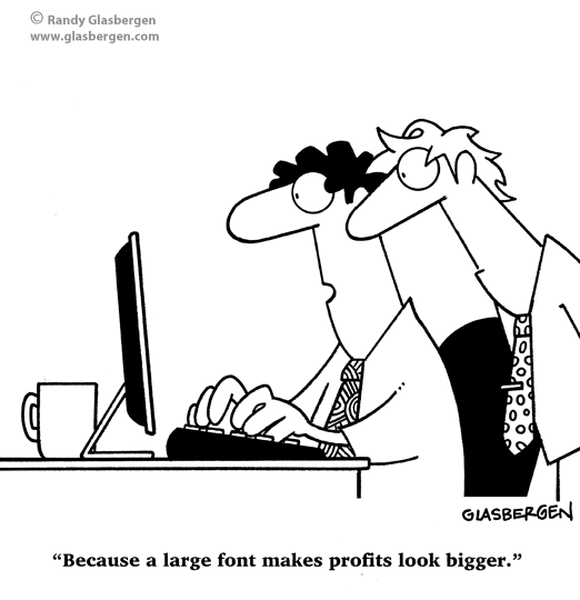 Billing and Payments - Randy Glasbergen - Glasbergen Cartoon Service