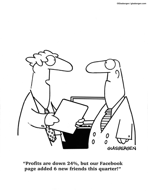 Facebook Cartoons, Cartoons About Facebook - Glasbergen Cartoon Service