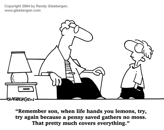 penny saved Archives - Glasbergen Cartoon Service