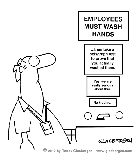 Hand Washing and Hygiene - Glasbergen Cartoon Service