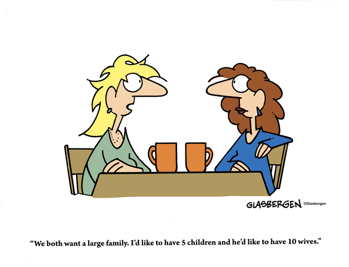 girlfriend cartoons Archives - Glasbergen Cartoon Service