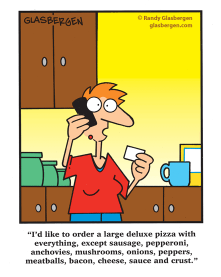 Funny Pizza Cartoons