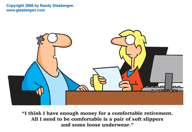 Retirement Cartoons - Randy Glasbergen - Glasbergen Cartoon Service