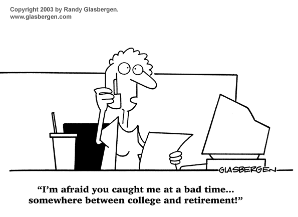 Retirement Cartoons - Randy Glasbergen - Glasbergen Cartoon Service
