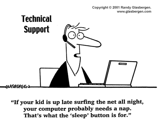 Sleep Cartoons - Glasbergen Cartoon Service