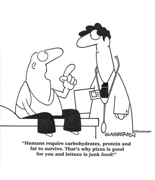 carbohydrate cartoons Archives - Glasbergen Cartoon Service