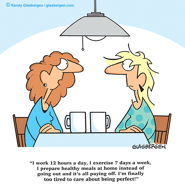 Women's Fitness Cartoons - Randy Glasbergen - Glasbergen Cartoon Service